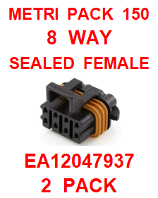 EA12047937 APTIV METRI-PACK 150 SERIES 8 WAY SEALED FEMALE BODY (2 PAC ...