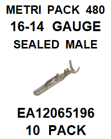 EA12065196 APTIV METRI-PACK 480 16-14 GAUGE MALE TERMINAL (10 PACK ...
