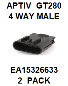EA15326633 APTIV GT280 SERIES 4 WAY MALE BODY (2 PACK) | Bolt Bandits
