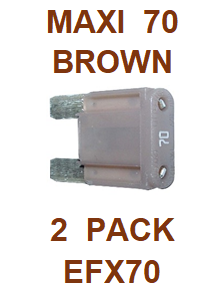 EFX70 70 AMP MAXI FUSE (2 PACK) | Bolt Bandits