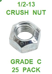 G8CZ050 1/2-13 CRUSH NUT GRADE C (25PK) | Bolt Bandits
